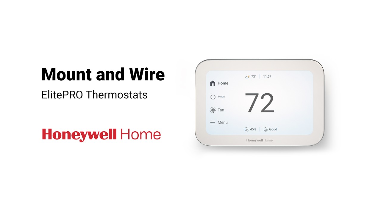 Mount and Wire ElitePRO Thermostats