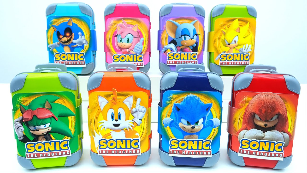 Sonic Figure Collection Review | ASMR Unboxing Sonic The Hedgehog Boxes