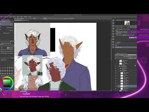 Working on commissioned art!!