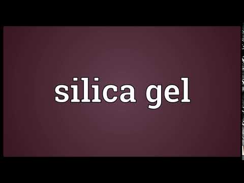 Silica gel Meaning | Wordogram