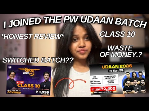 I JOINED PW UDAAN BATCH: Here's the truth 😱👀