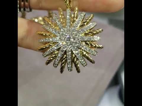 David yurman XL starburst pendant