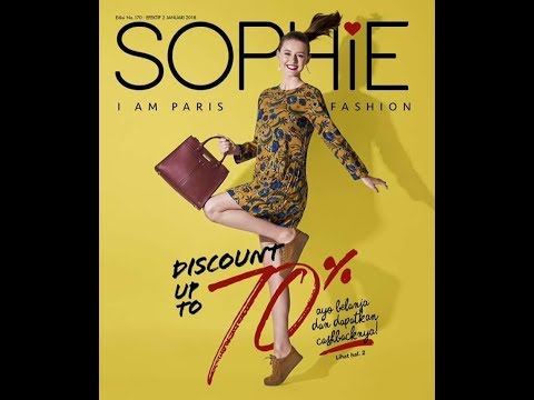NEW YEAR CELEBRATION!! KATALOG SOPHIE MARTIN PARIS JANUARI 2018
