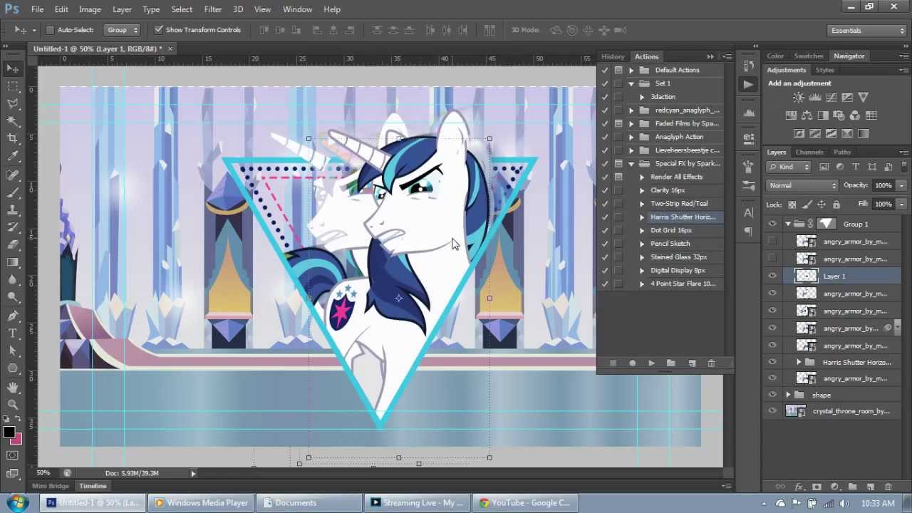 LPSOglam: My Little Pony wallpaper making live