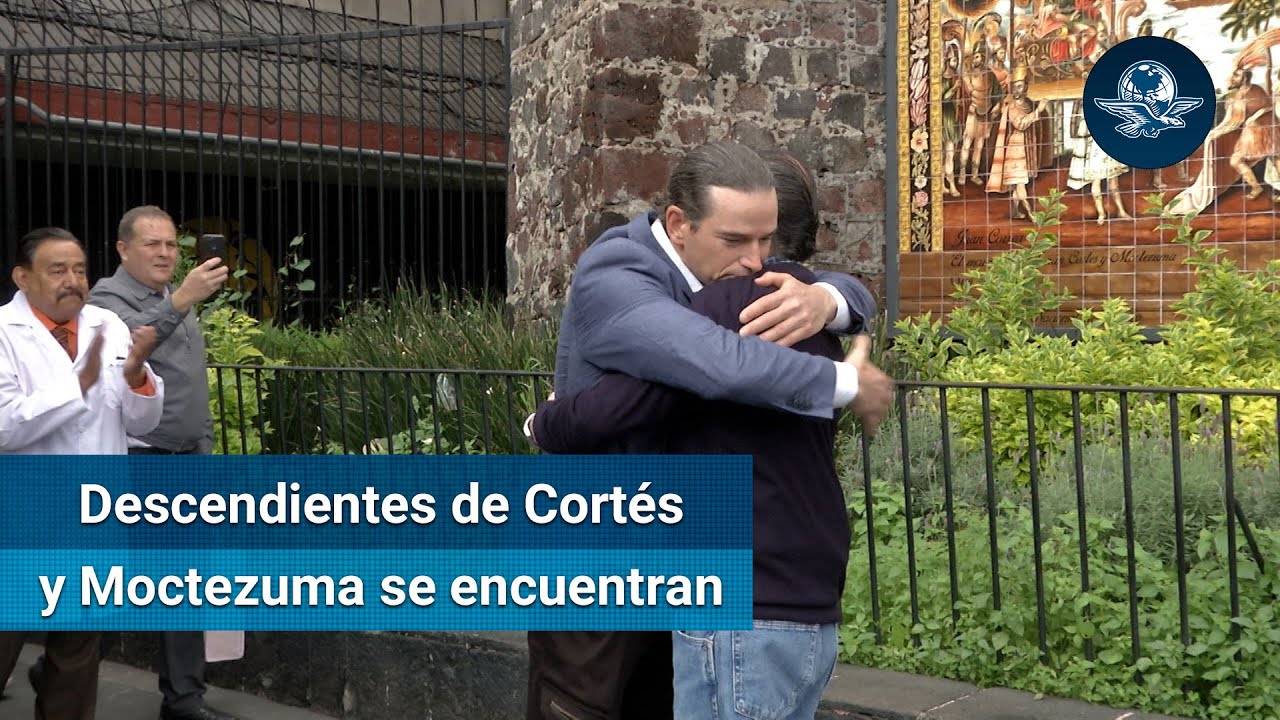 Descendientes de Hernán Cortés y Moctezuma se encuentran