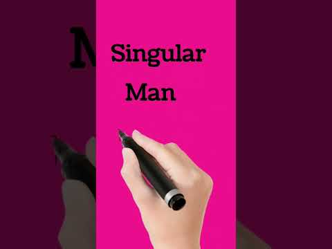plural of man||man ka plural||singularandplural||dailyword used in english||#shorts