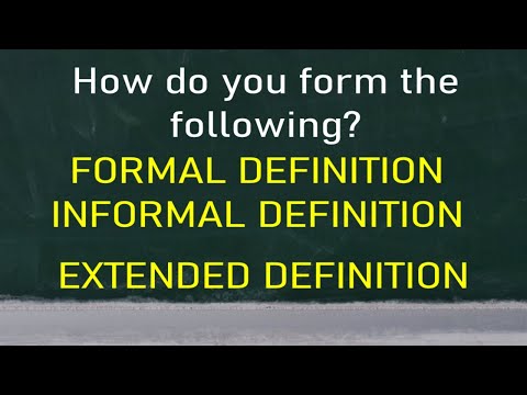 Types of Definition | Simon Says Ph