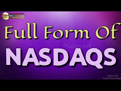 Full Form of NASDAQS | NASDAQS full form | Full Form NASDAQS | NASDAQS Means | #NASDAQS | #Mazaa108