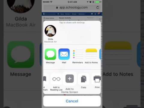 Add Website Shortcut to iPhone Home Screen