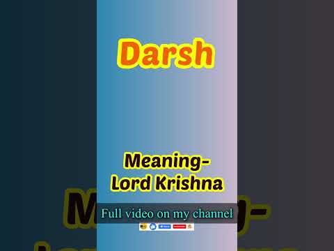 Lord Krishna Inspired Baby Boys Name | Top 5 Lord Krishna Names For Boys #shorts #shortsfeed