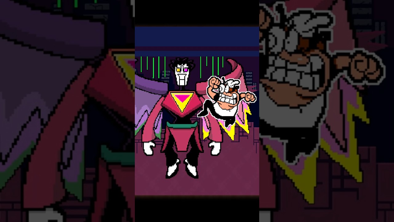 Spamton vs Peppino #deltarune #pizzatower #spamton