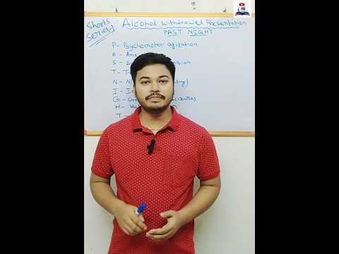 alcohol withdrawal symptoms in Hindi | short video