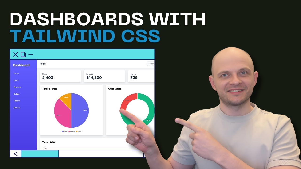 How to Build a Stunning React Dashboard FAST with Tailwind CSS! 🚀