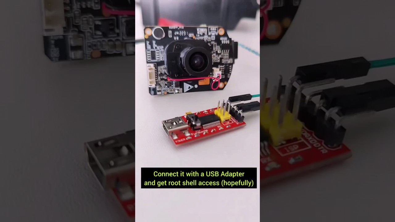 Dumping firmware with UART #iotproject #iothacking #electronics #uart