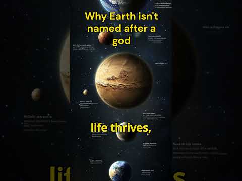 Why Earth isn't named after a god #earthfacts #planetearth #spacescience #solarsystemfacts