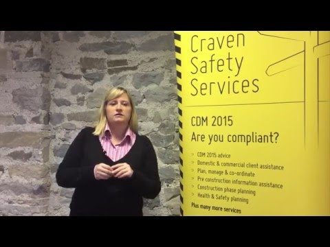 Construction, Design and Management Regulations (CDM 2015)