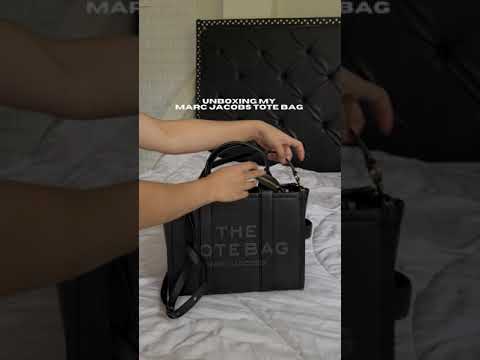 Marc Jacobs leather medium tote bag unboxing #shorts #unboxing #totebag #marcjacobs #bags