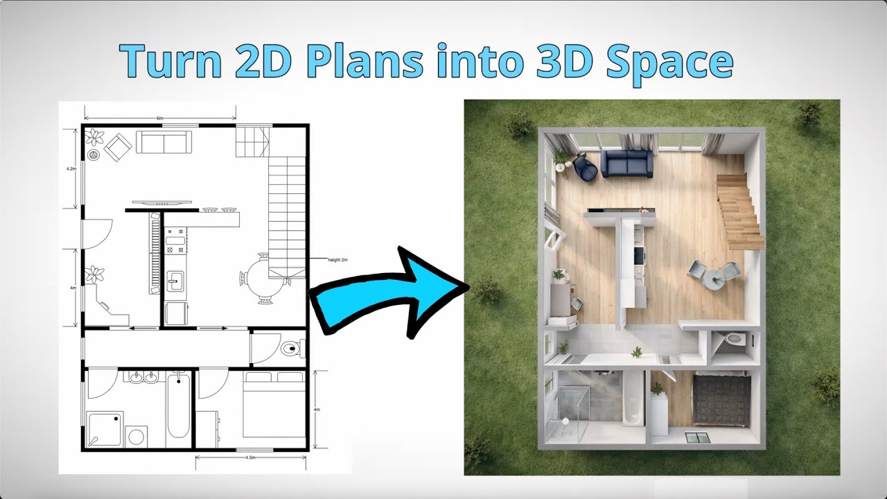 From 2D Floor Plan to Stunning 3D Home Design (Easy Tutorial)