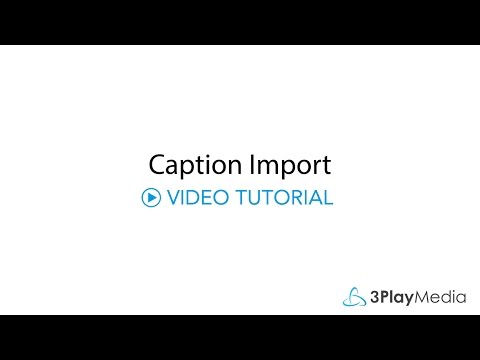 Caption Import