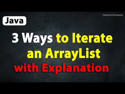 Java Program to Iterate an ArrayList | Iterate over an ArrayList