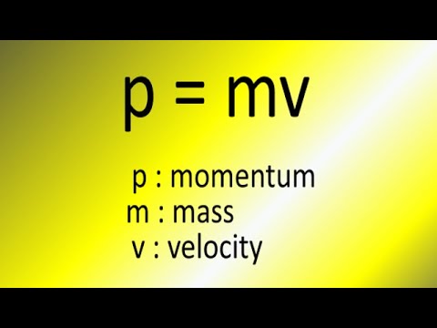 Intro to Momentum. p = mV