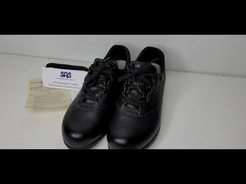 SAS Free Time Women's Shoes Black Sz 8.5 WW Tripad Comfort Anti Slip Resistant Nurse H6962905 MINT