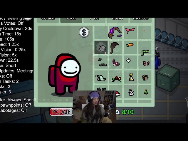 Among Us streamer skins: How to get Sykkuno's scarf, Corpse Husband's ...