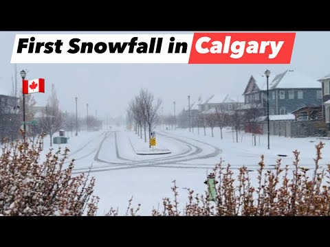 First Snowfall in Calgary … – My Favorite Westerns