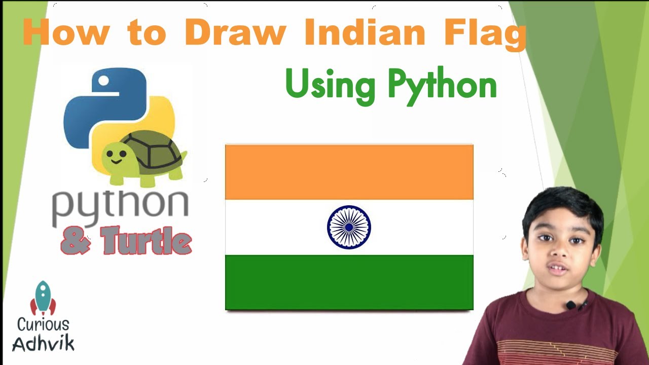 How to Draw the Indian Flag with Python Turtle: A Step-by-Step Tutorial