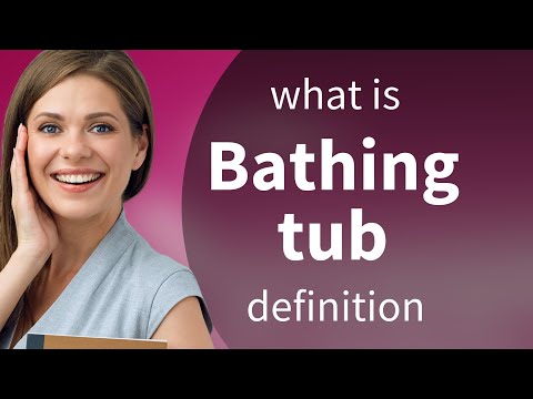 Bathing tub | definition of BATHING TUB