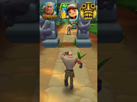 Best Running Game Subway Surfers π Temple Run π Jumanji #shorts #short #gaming