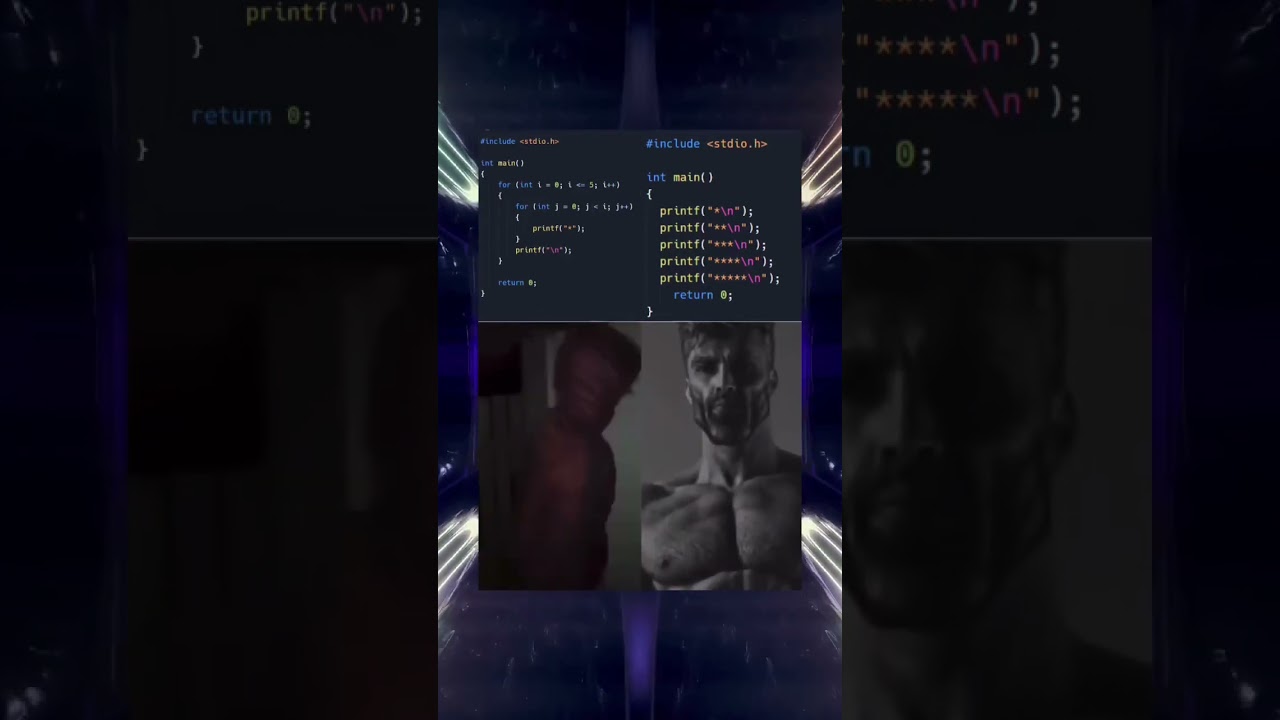 Only real programmers do it the giga chad way #coding #programming #programmer #shorts #codingmemes
