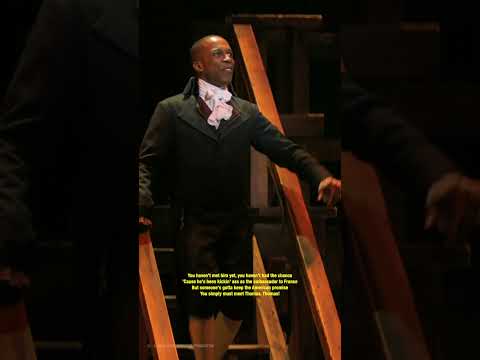 What'd I Miss (1/4) Daveed Diggs Leslie Odom Jr. Okieriete Onaodowan (Hamilton an American Musical)