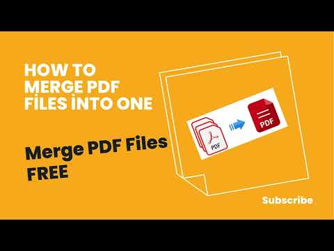 How to Combine PDF Files into One - Merge PDF Files FREE
