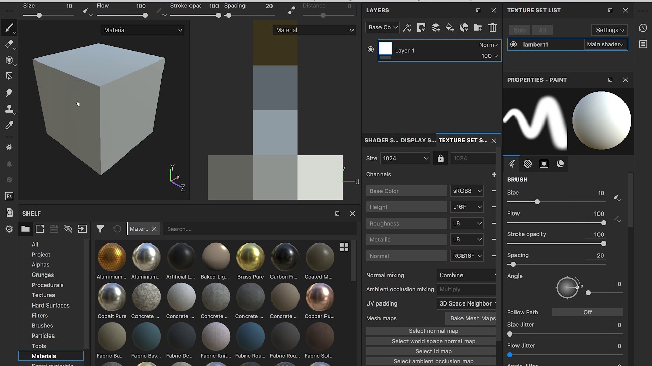 Basic Baking in Substance Normal Maps