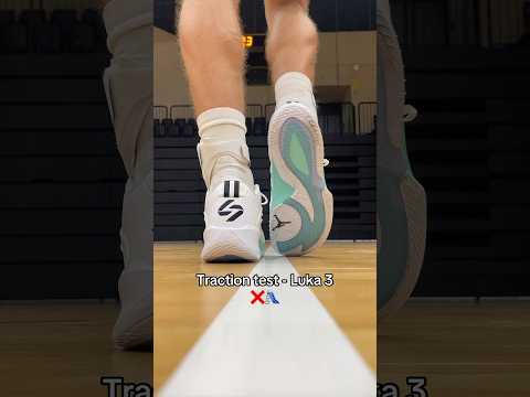 Traction test for the Luka 3! 🪄 #basketballshoes #luka3