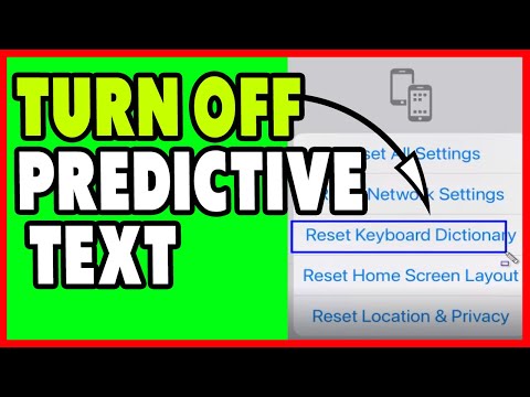 How to Turn OFF Predictive Text on iPhone SE 2016