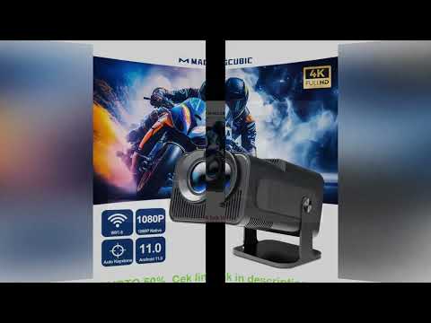 HOT Magcubic Android 11 390ANSI HY320 Projector 4K Native 1080P Dual Wifi6 BT5.0 Cinema Outdoor Port