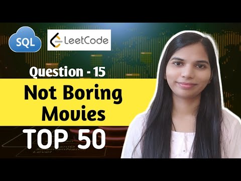 15. Not Boring Movies Leetcode | SQL Interview Questions and Answers
