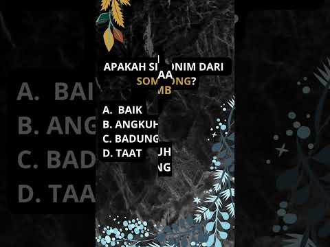 sinonim (persamaan kata) sombong #Short#latihansoal #bahasaindonesia#sinonim#sombong