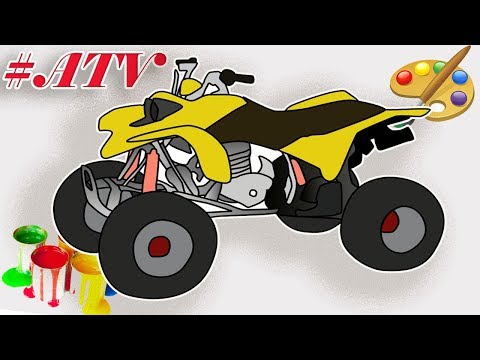 How To Draw A Four Wheeler Step by Step – I'm Youtuber – Follow my ...