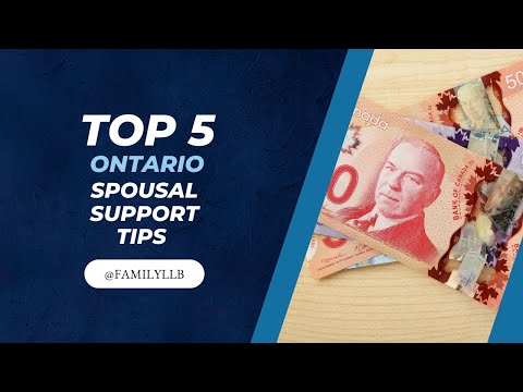 Top 5 Ontario Spousal Support Tips from Russell Alexander