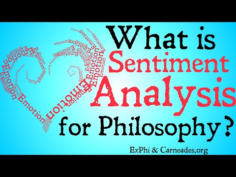 What is Sentiment Analysis for Philosophy?