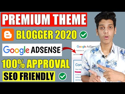 Premium Blogger Template Free 2020 | Best SEO Friendly Blogger Templates For AdSense Approval 2021