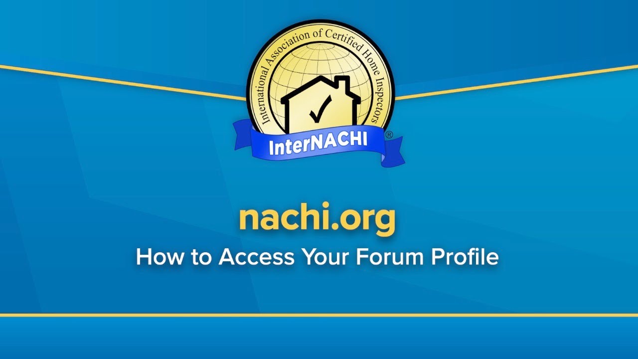 How To Access Your Forum Profile