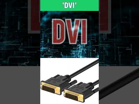 DVI // Full form of DVI