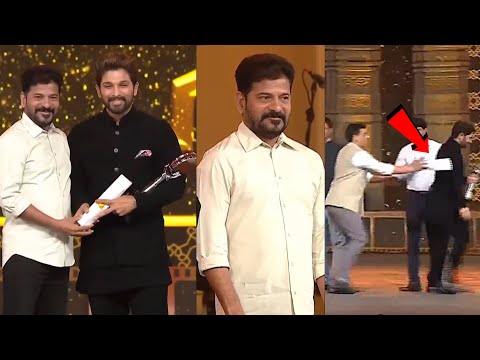 Allu Arjun Shocking Behavior at Telangana Gaddar Film Awards 2024 | CM Revanth Reddy | News Buzz