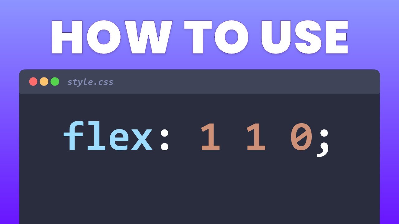 The most popular Flexbox property explained in 4 Minutes | CSS flex shorthand