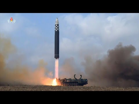 North Korean TV shows images of missile launch | AFP