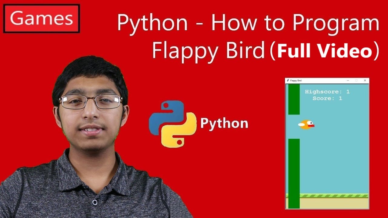 Python - How to Program Flappy Bird (Full Tutorial Video)